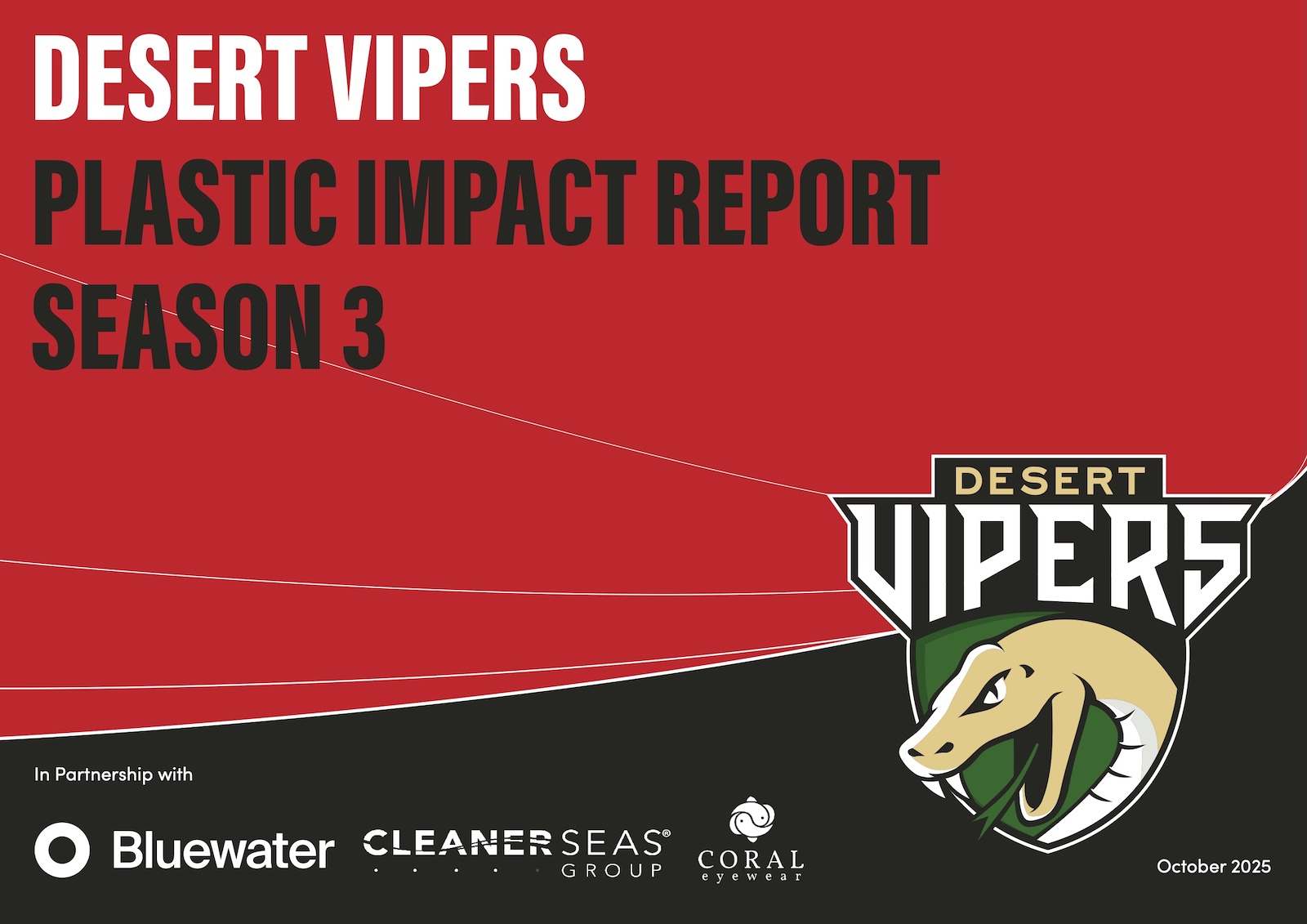 Desert Vipers Plastic Impact Report - Season 3